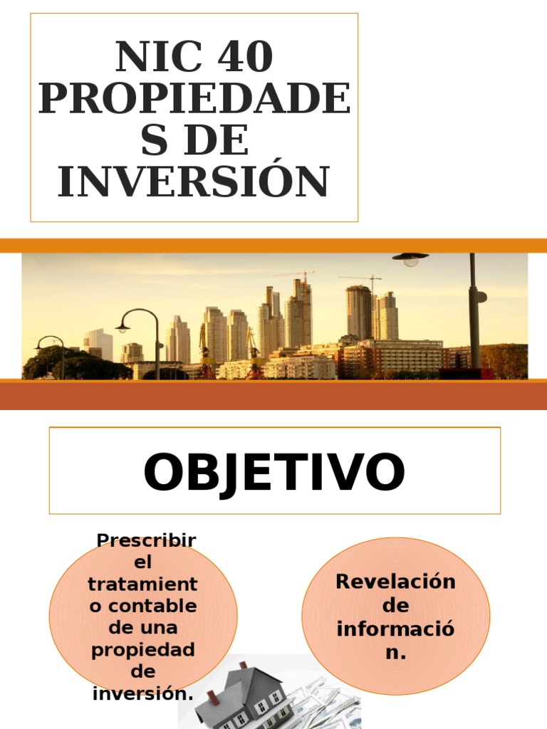 NIC 40 | normas internacionales de INFORMACION FINANCIERA | Contabilidad