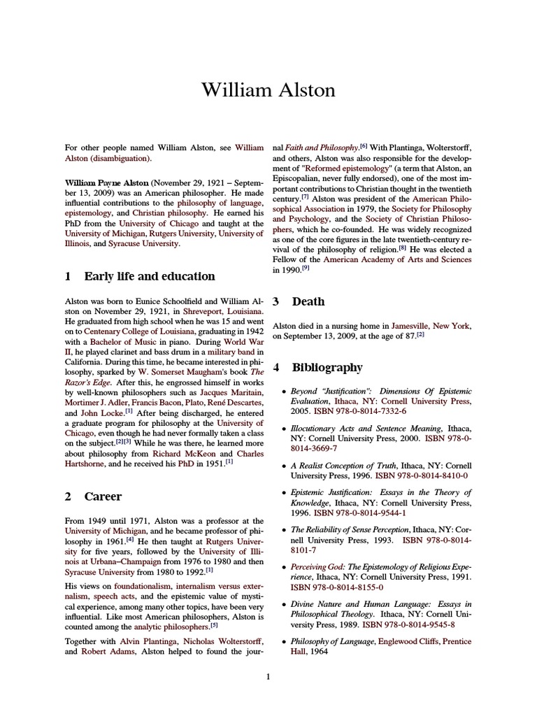 William Alston | Propositional Attitudes | Truth