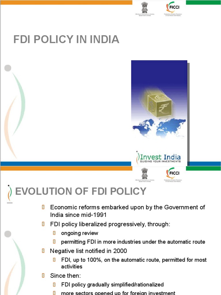 India’s Evolving FDI Policy Overview | PDF