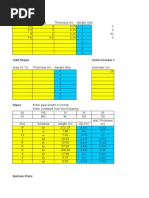 Surface Area of Steel Sections | PDF | Length | Teaching Mathematics