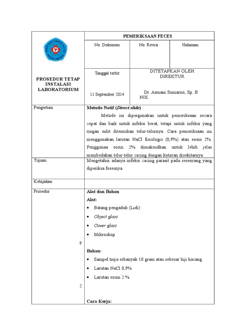 SOP - SOP Lab Edit | PDF