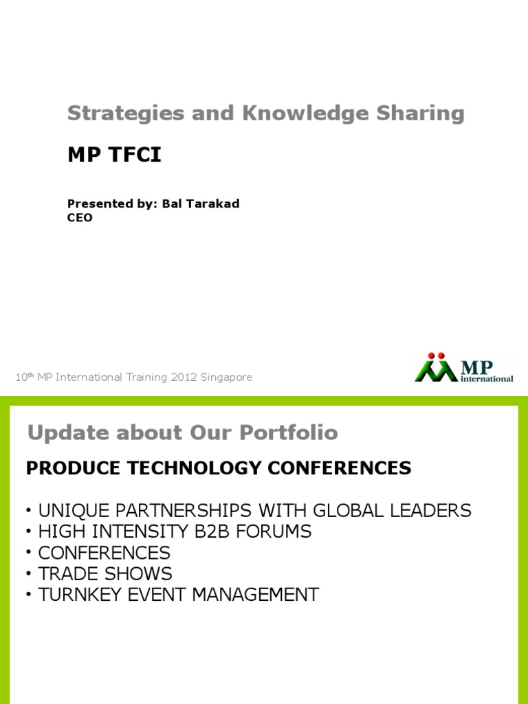 Strategies and Knowledge Sharing - Template | PDF