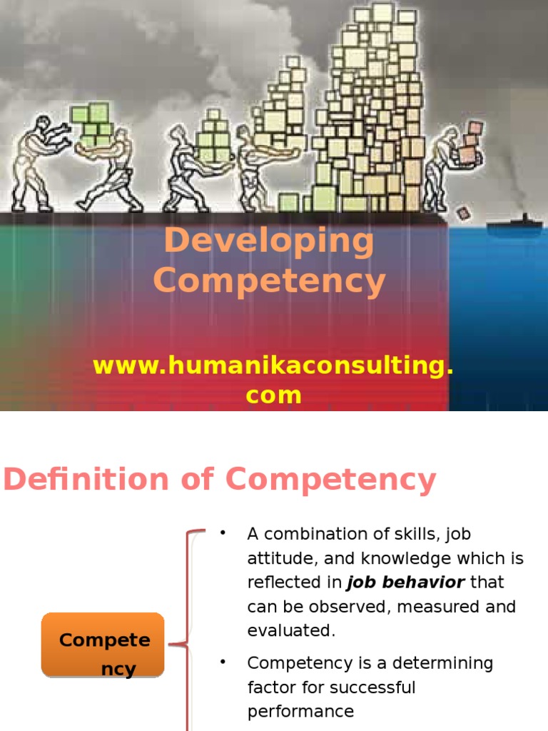 Developing Competency | Download Free PDF | Competence (Human Resources ...