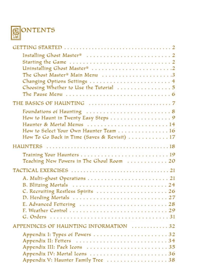 Ghost Master Manual - en | PDF | Ghosts | Double Click