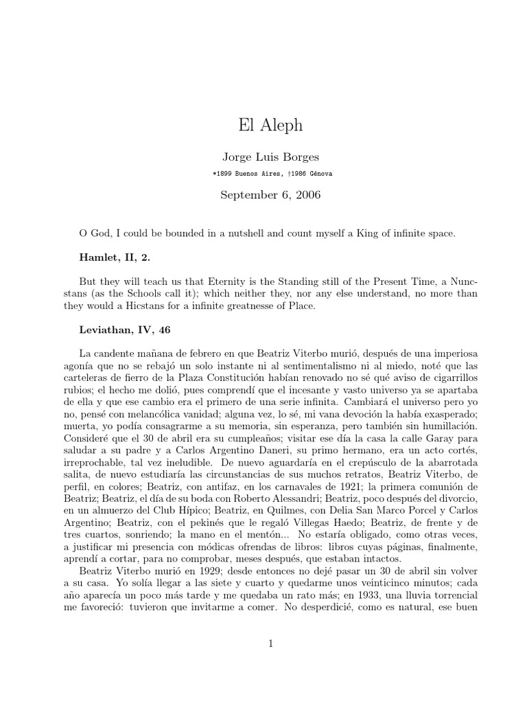 Aleph | PDF