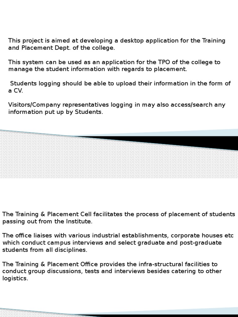 Placement Cell | PDF | User (Computing) | Usability