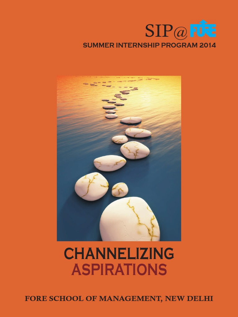 SIP Brochure 2014 | PDF | Internship | Job Hunting