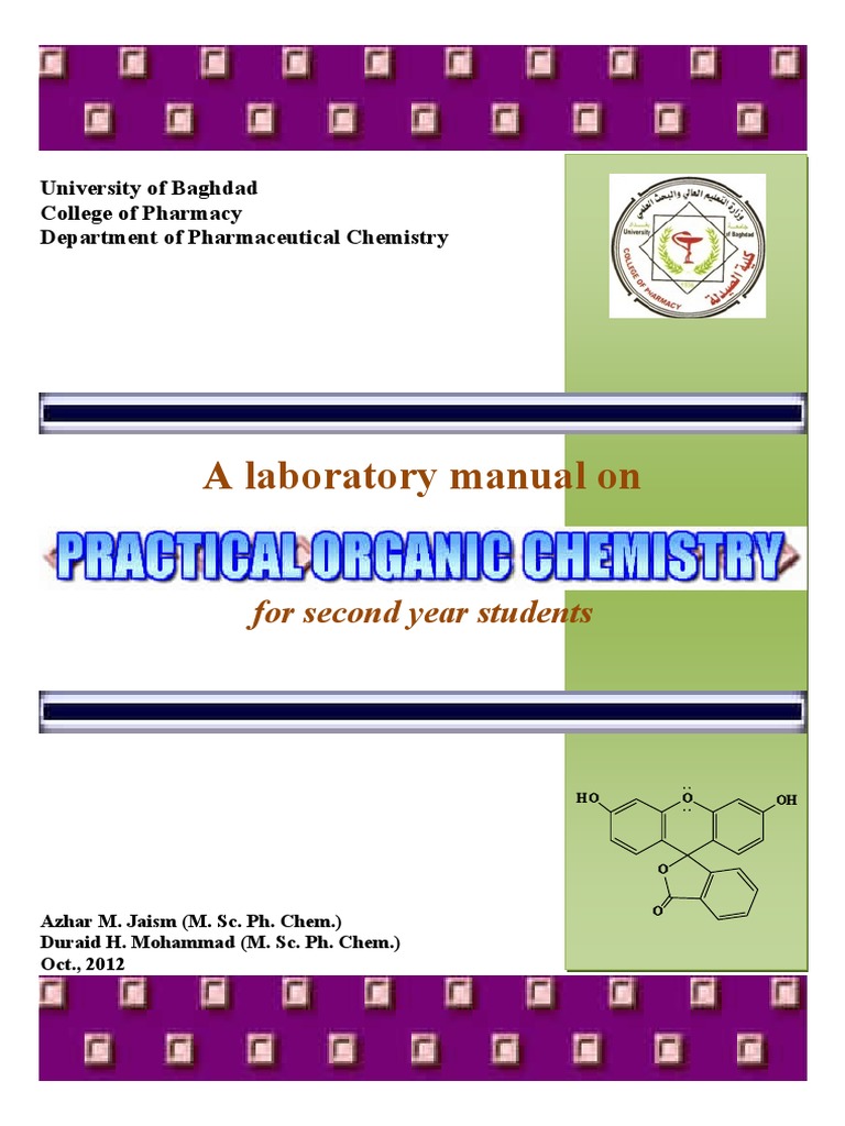 Org. Chem. Manual, 2013-1 PDF | PDF