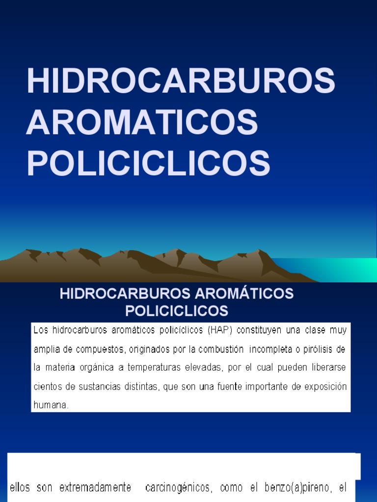 Hidrocarburos Aromaticos Policiclicos | PDF | Cáncer | Petróleo