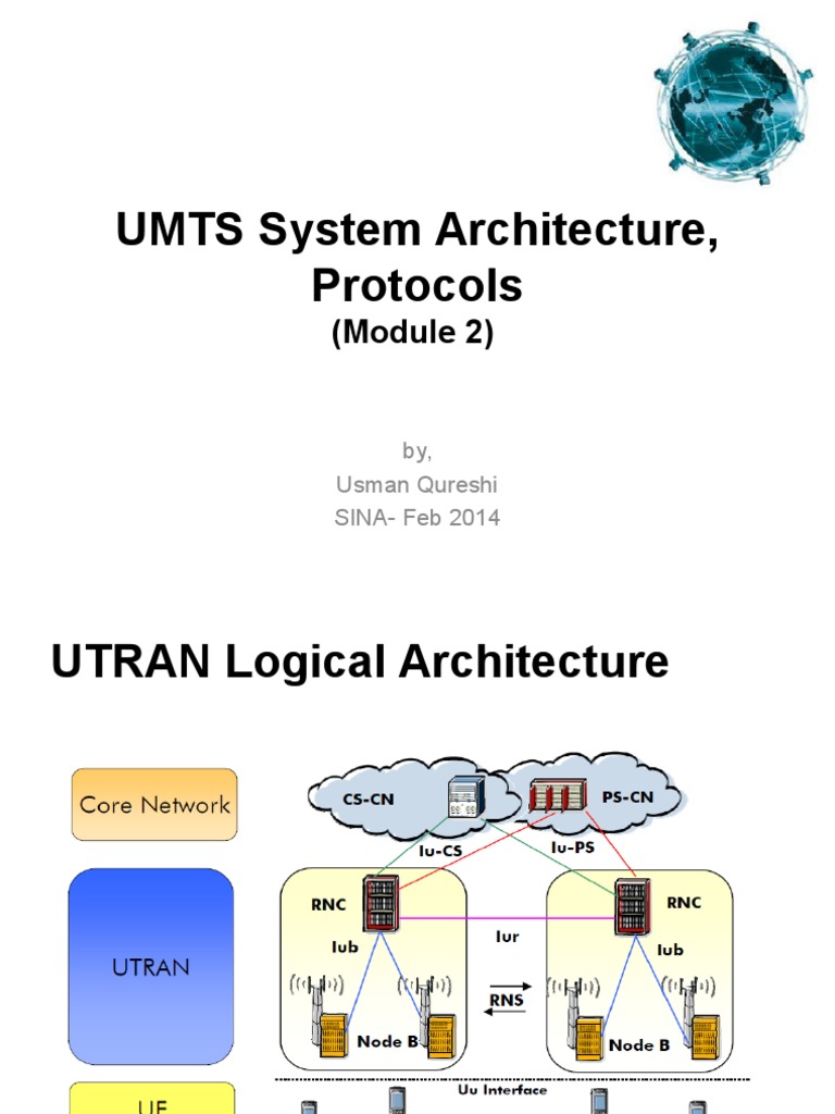 UMTS System Architecture, Protocols: (Module 2) | PDF | Code Division ...
