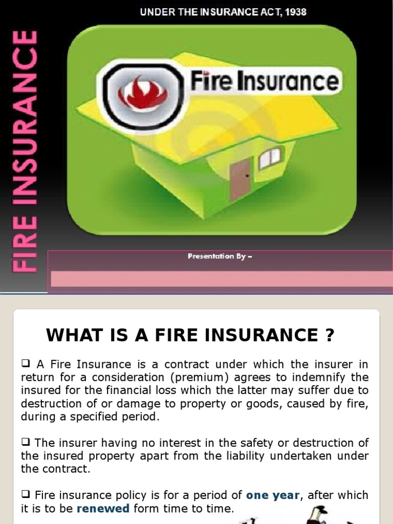 A Comprehensive Guide to Fire Insurance: Principles, Policies, Claims ...