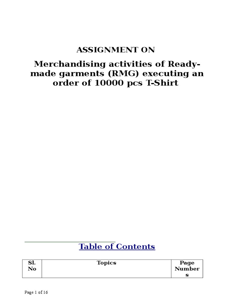 Assignment For Merchandising | PDF | Invoice | Industries