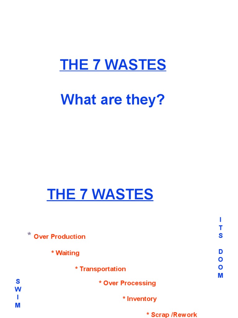 Reduction of 7 Waste | PDF | Overproduction | Inventory