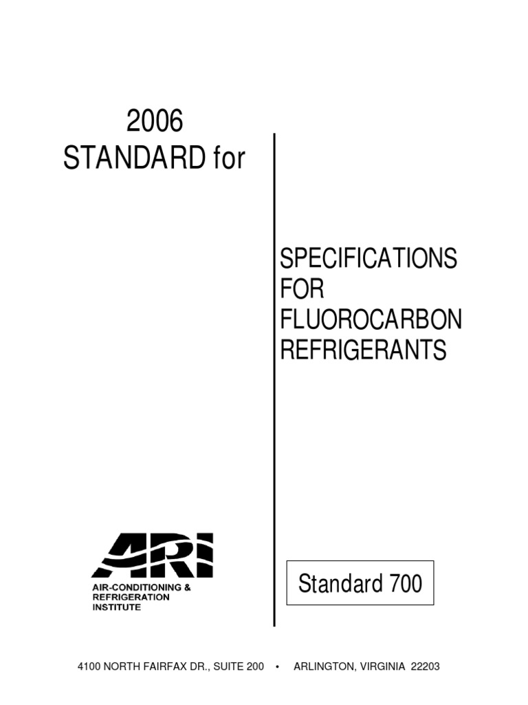 ARI 700 Standard | PDF | Gas Chromatography | Phase (Matter)