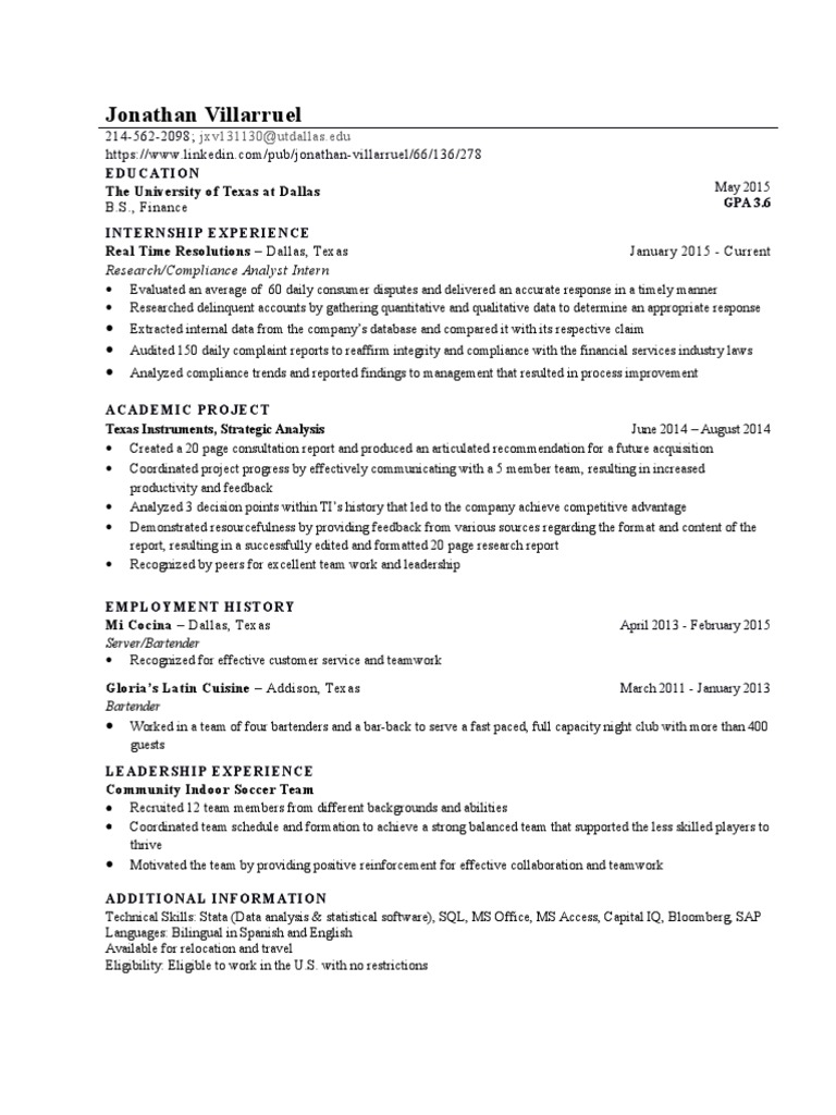 Jvresume Jsom | PDF