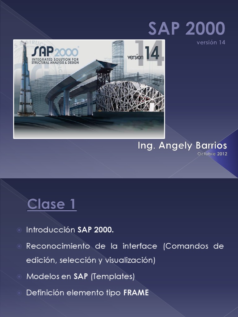 Sap 2000 | PDF | Doblar | Rigidez
