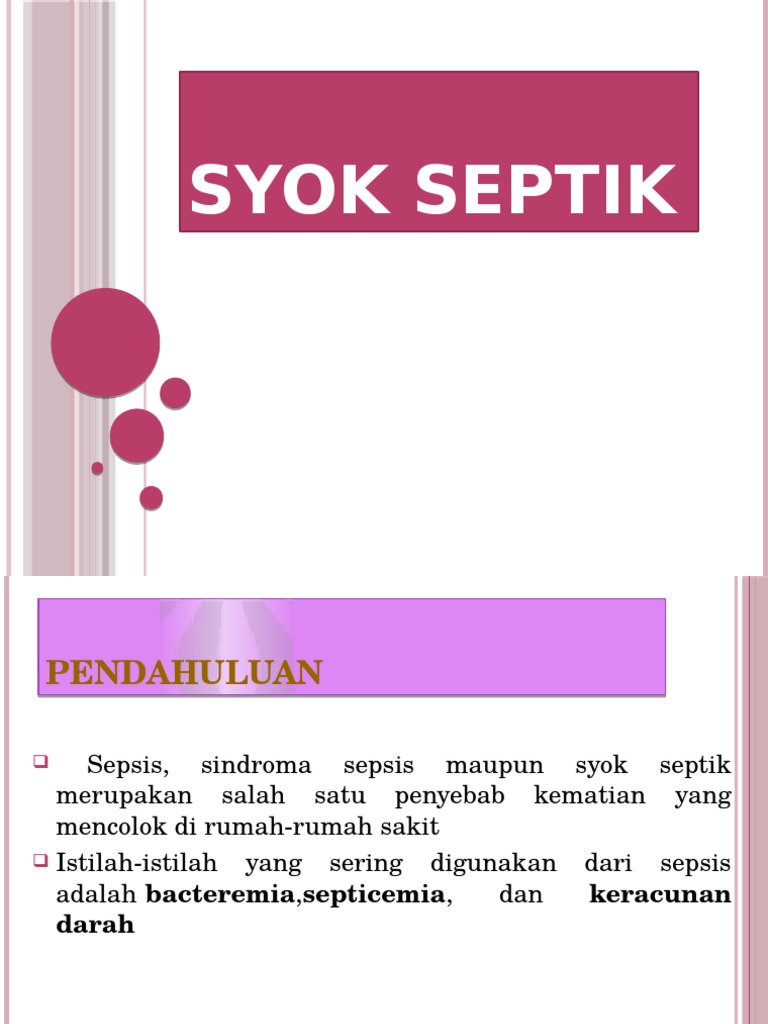 Syok Septik | PDF