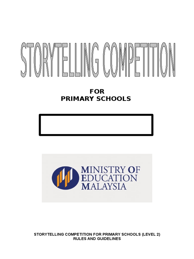 Rules and Guidelines for the Storytelling Competition for Primary ...