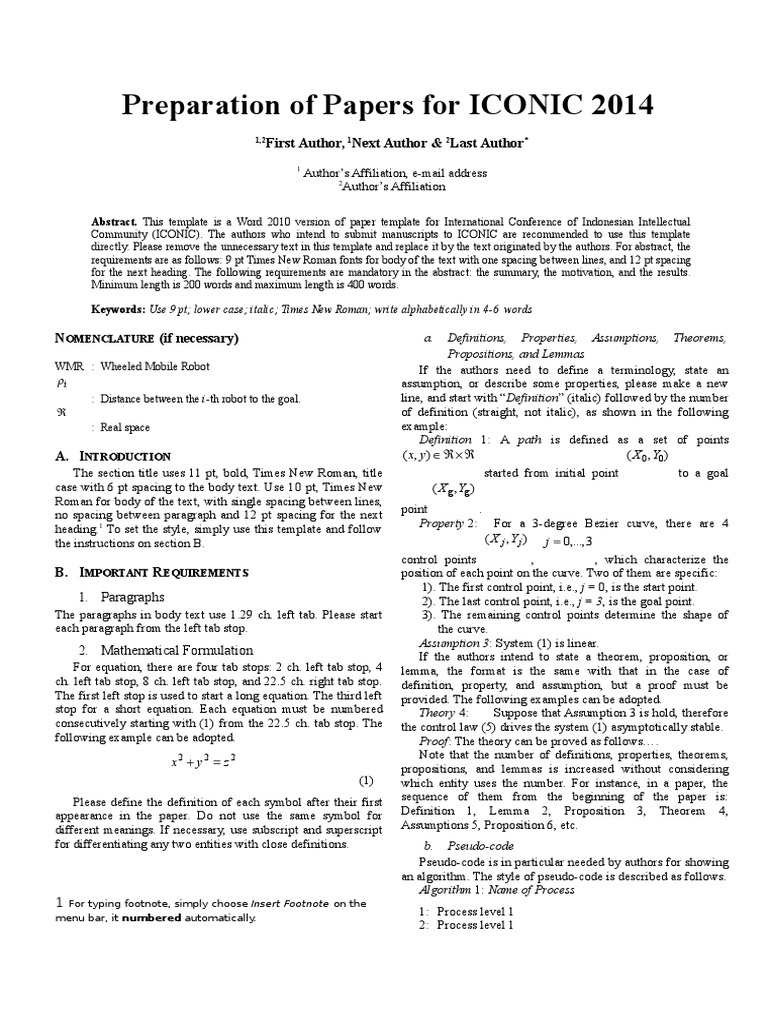 Paper Format ICONIC PPI Jerman | PDF