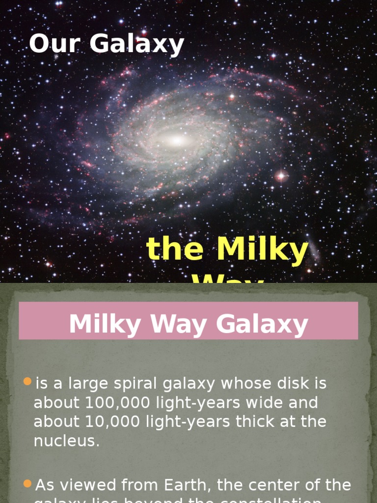 Milky Way Galaxy Report | PDF | Milky Way | Redshift