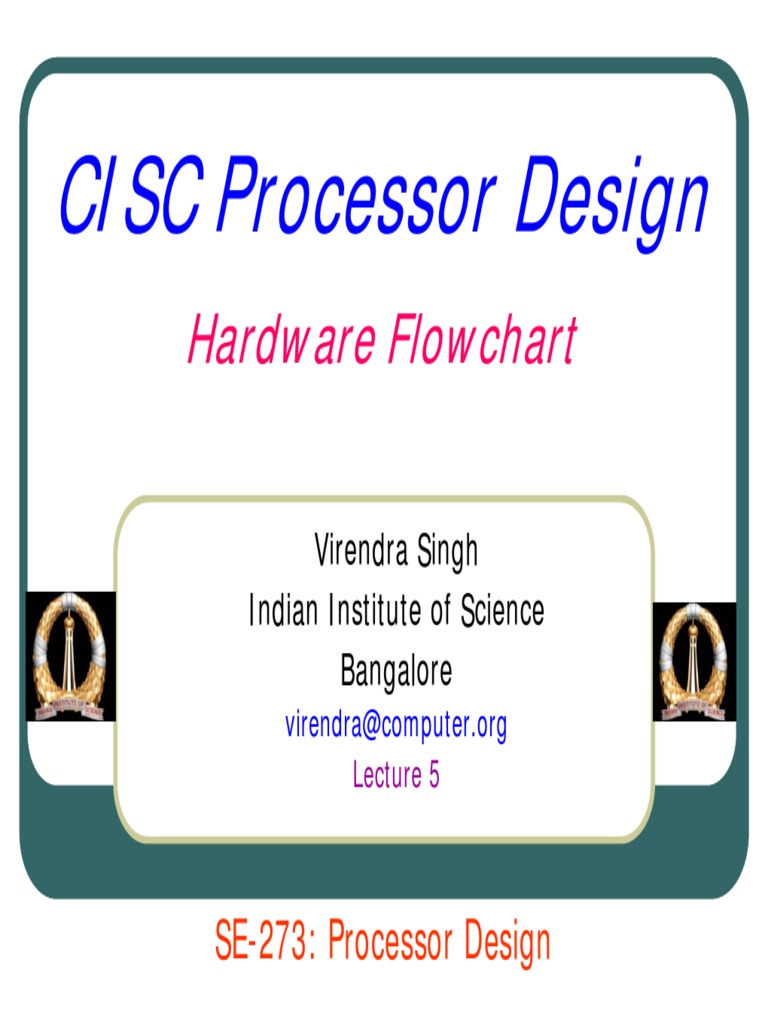 CISC Processor Design: Hardware Flowchart | PDF | Instruction Set | Integrated Circuit