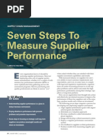 Carter's 10 Cs of Supplier Evaluation | PDF | Supply Chain | Customer