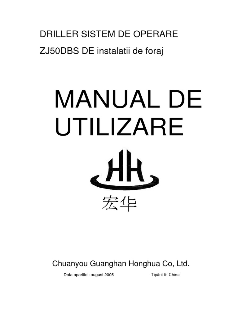 Manual Utilizare Sistem Foraj | PDF