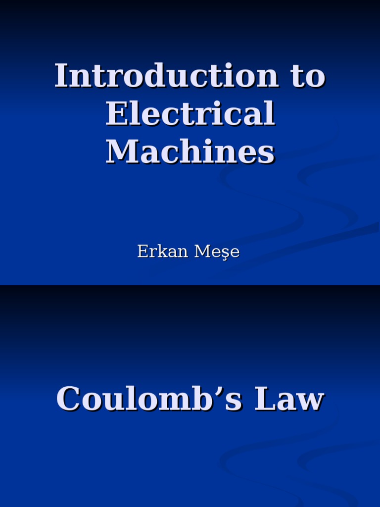 Introduction To Electrical Machines | PDF | Electromagnetic Induction ...