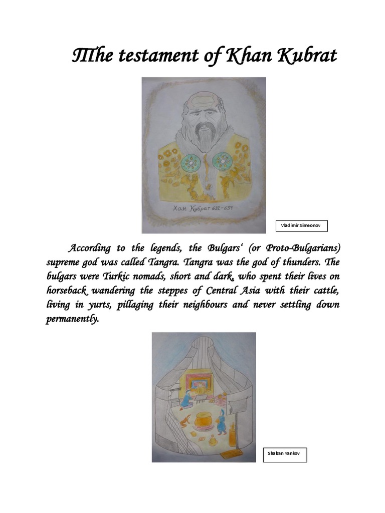 Khan Kubrat Bulgarian Legend | PDF | Travel | History