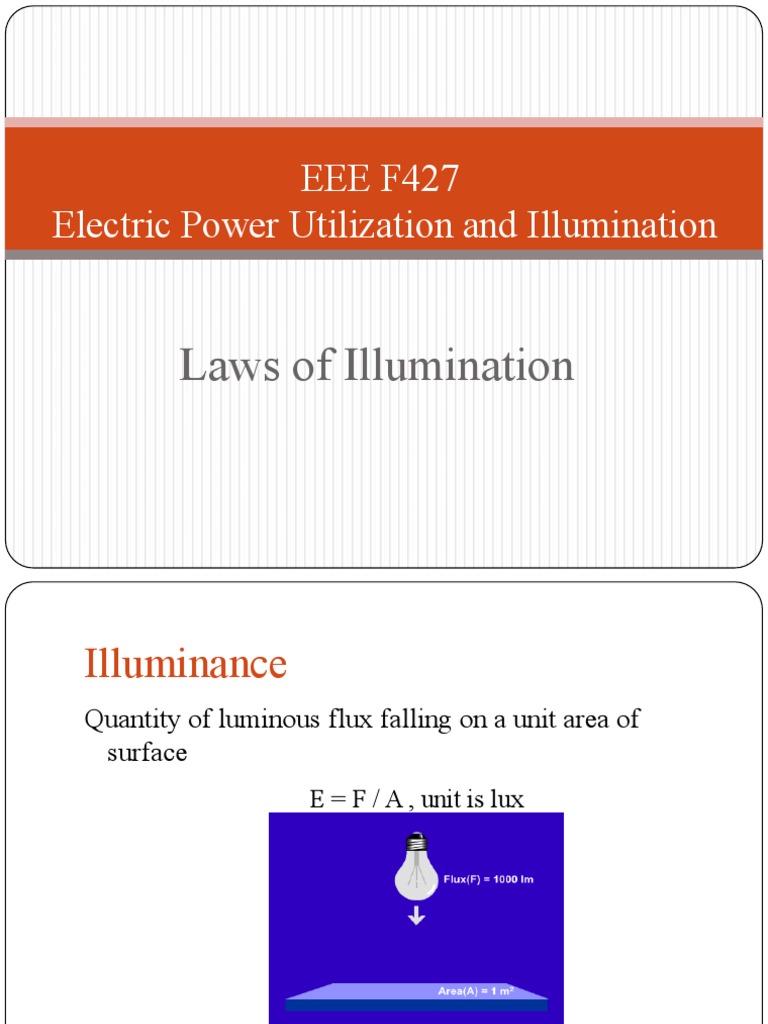 Electric Power Utilization | Download Free PDF | Lighting | Electrodynamics