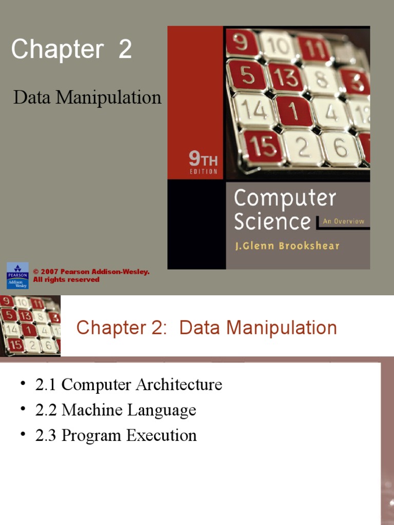 Data Manipulation: © 2007 Pearson Addison-Wesley. All Rights Reserved ...