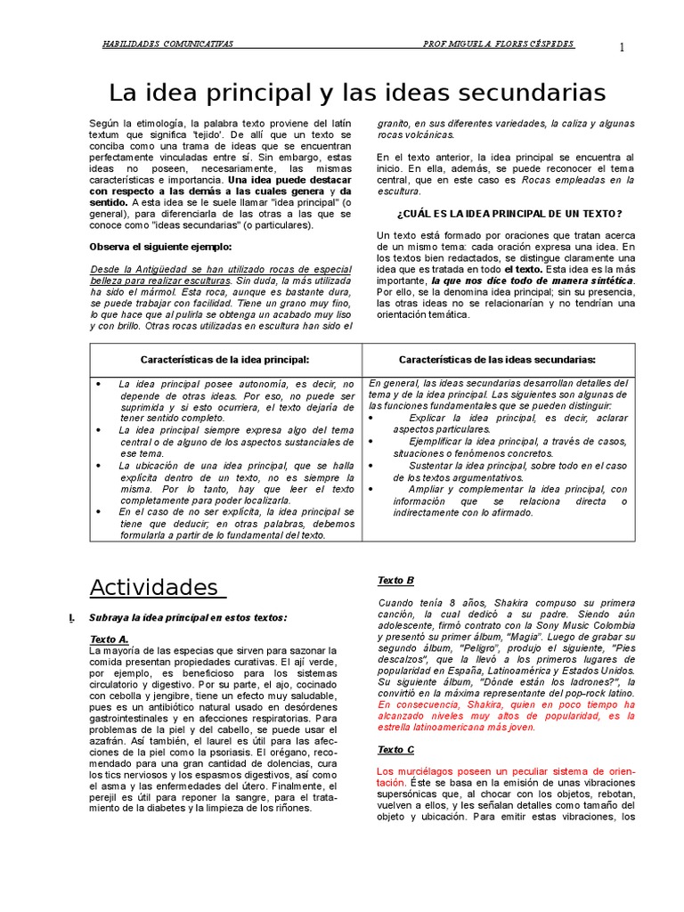 Identificación de Ideas Principales y Secundarias | PDF | Apolo | Delphi