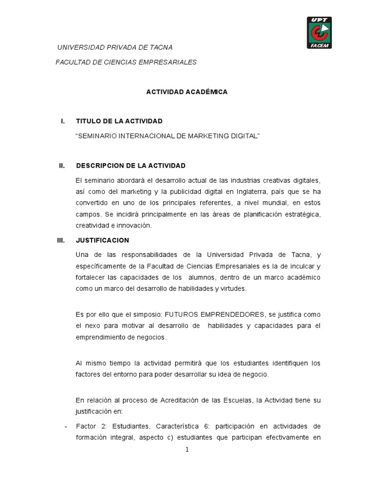 Proyecto Simposio | PDF | Publicidad | Creatividad