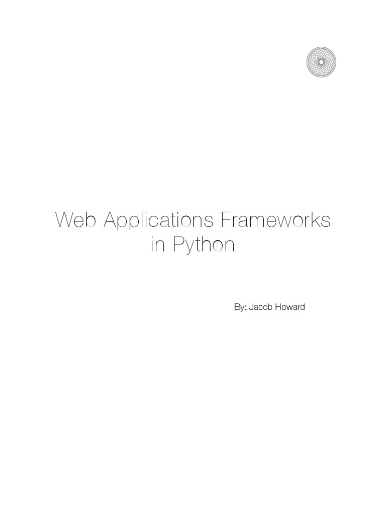 Survey of Python-Based Web Application Frameworks - Jake Howard | PDF ...
