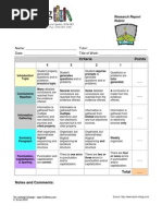 SBA Rubrics | PDF | Rubric (Academic) | Fluency
