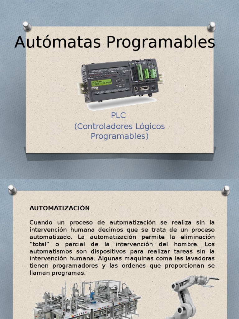 Fundamentos y Estructura de Los PLC | PDF | Controlador lógico ...