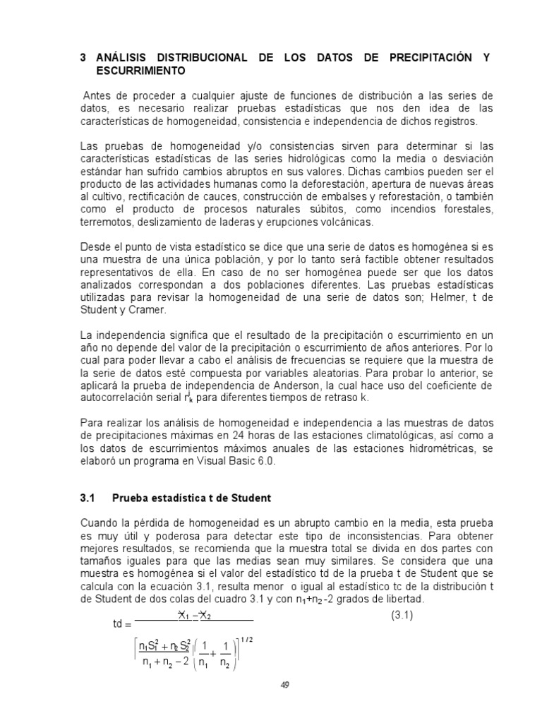 PDF Anderson-Darling | PDF | Precipitación | Probabilidad