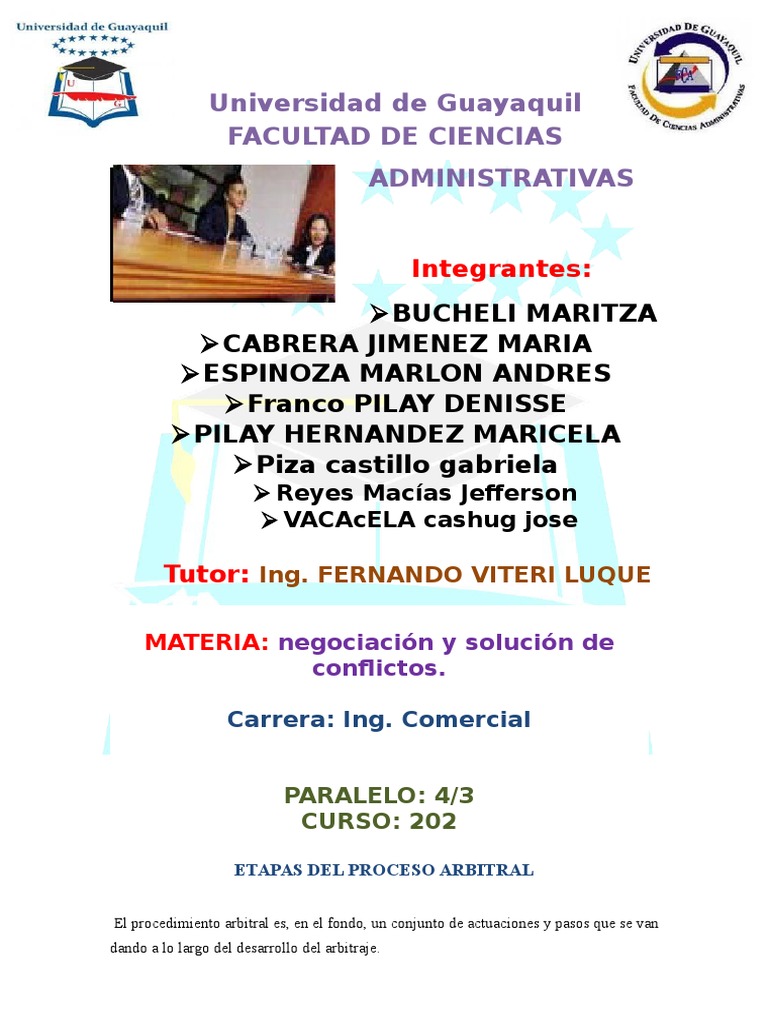 Etapas Del Proceso Arbitral | Descargar gratis PDF | Arbitraje ...