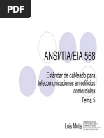 Norma Ansi Eia Tia 568 | PDF | Telecomunicaciones | Ingeniería