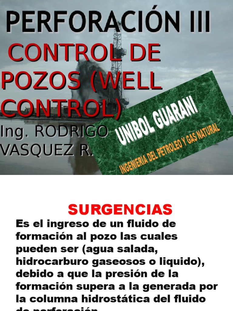 Well Control | PDF | Bomba | Presión