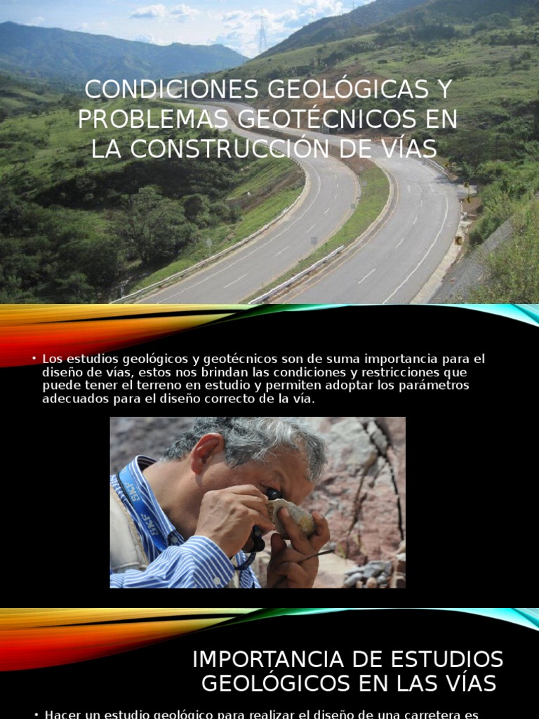 Condiciones Geológicas y Problemas Geotécnicos | PDF | Geología ...