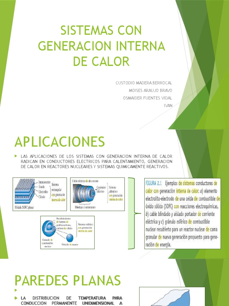 Sistemas Con Generacion Interna de Calor | PDF