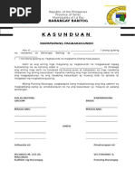 Acknowledgment Receipt Tagalog | PDF