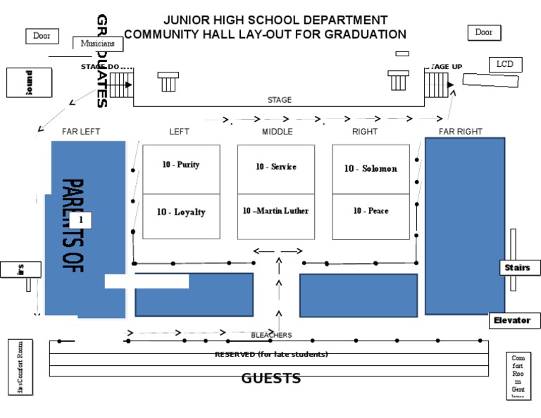 Community Hall Graduation Layout | PDF