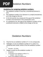 Oxidation Number Chart of All Elements | PDF | Redox | Chlorine