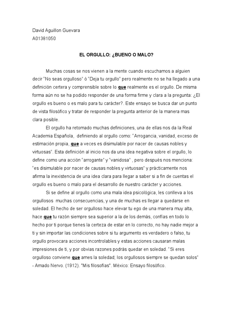 El Orgullo Bueno o Malo | PDF | Orgullo | Jane Austen