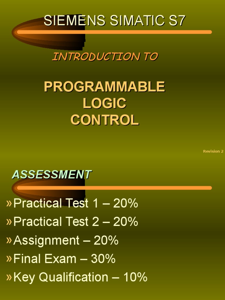 Siemens Simatic S7 | PDF | Programmable Logic Controller | Control Theory