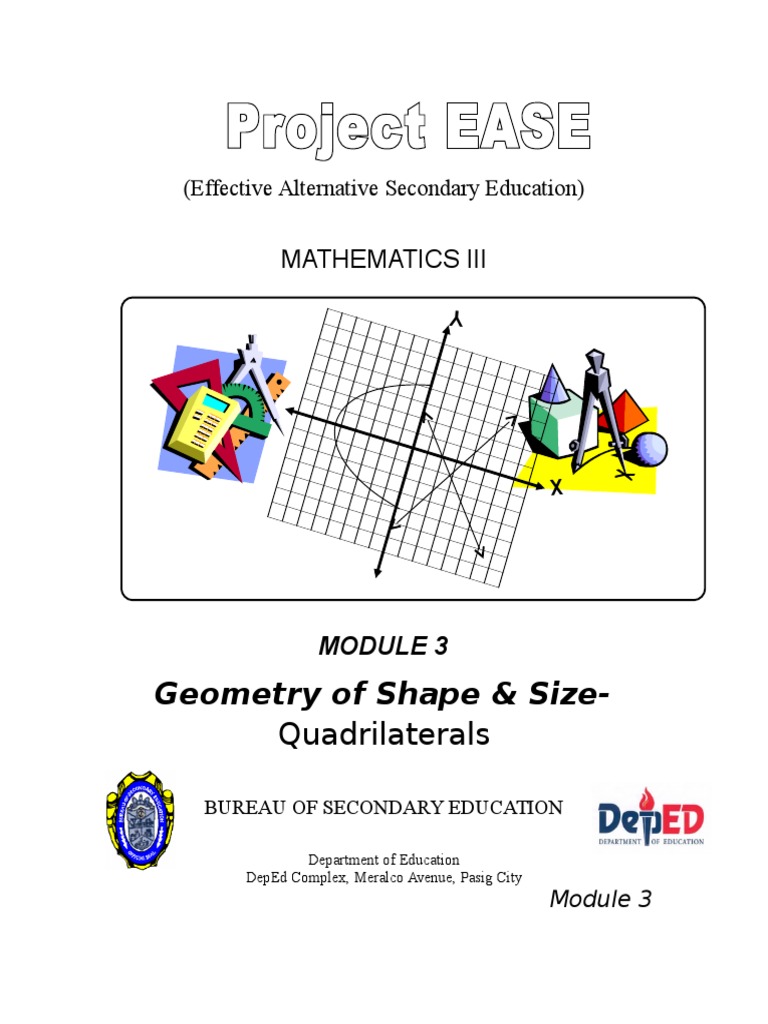 Quadrilaterals: Geometry Module 3 | PDF | Rectangle | Convex Geometry
