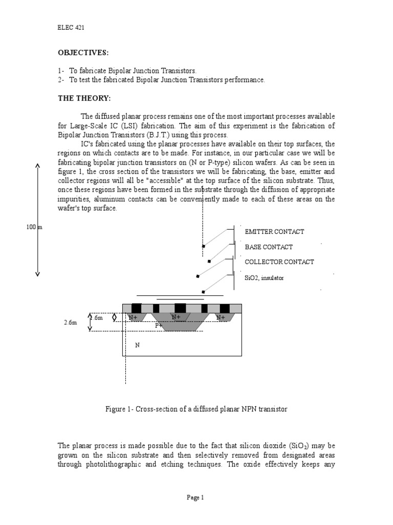 421 Lab Manual | PDF | Photolithography | Semiconductor Device Fabrication