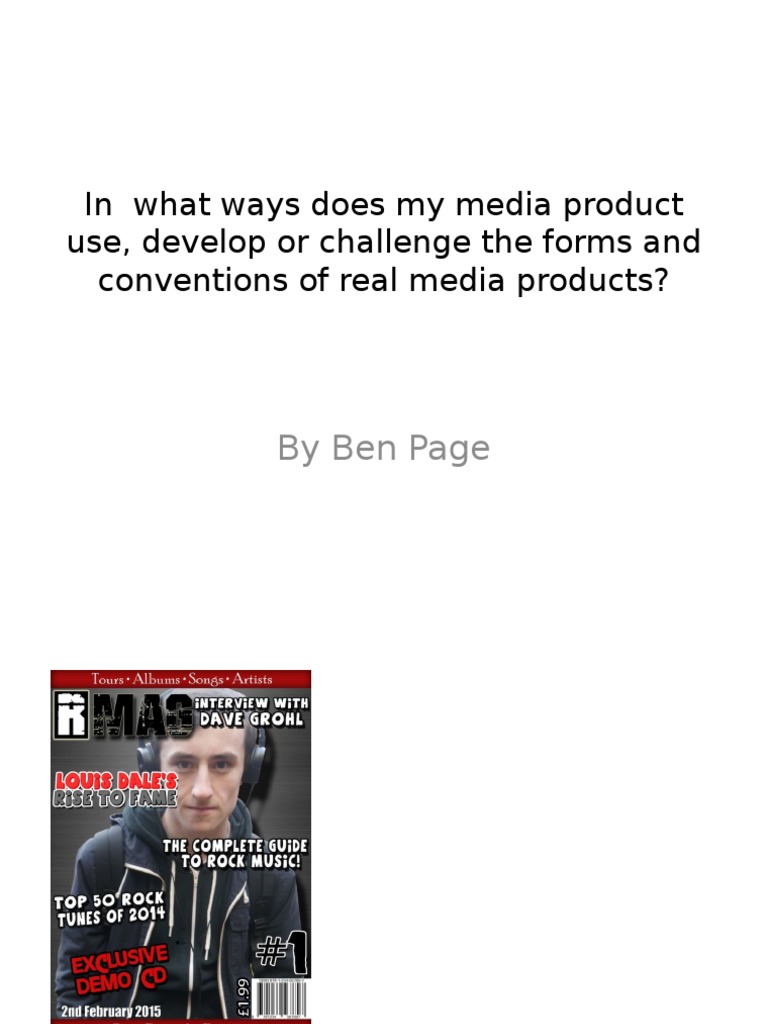 Analyzing Magazine Design Conventions | PDF | Magazines | Page Layout